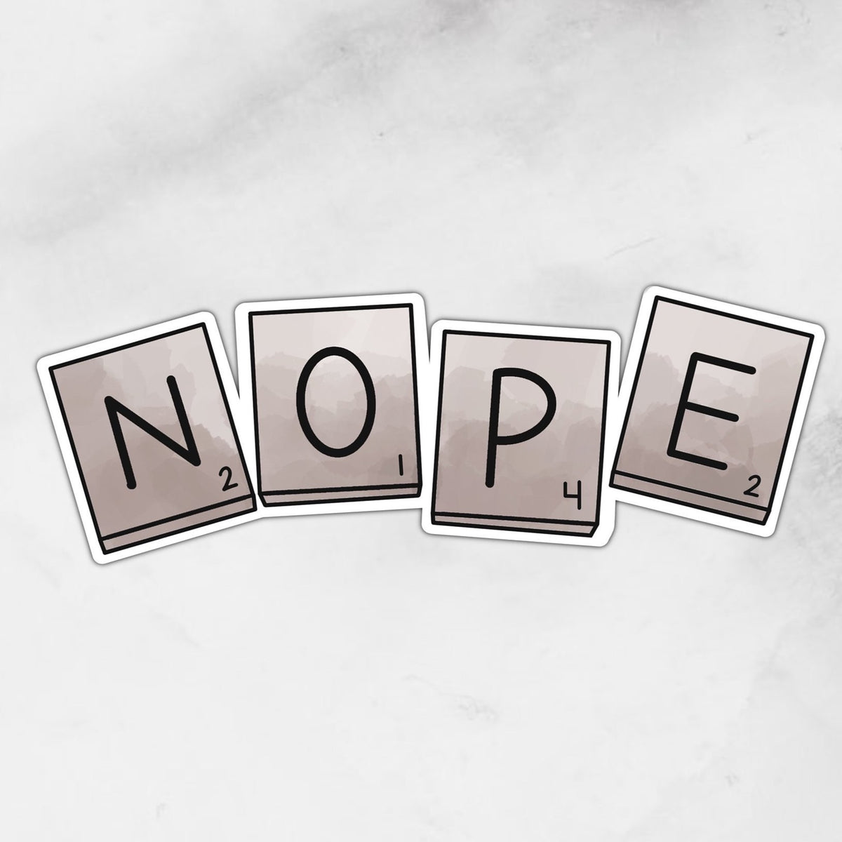 NOPE | Sticker – Megan G Design